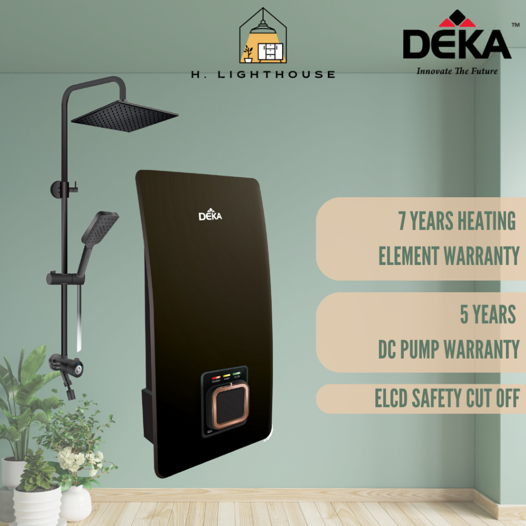 Deka MIIZU AQUAS SERIES Pam Inverter DC Booster dengan Pemanas Air ...