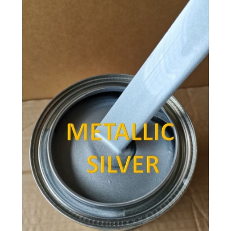 Metallic Silver 2K Car Paint / Metallic Silver Bersih Harus Cat Bancuh ...