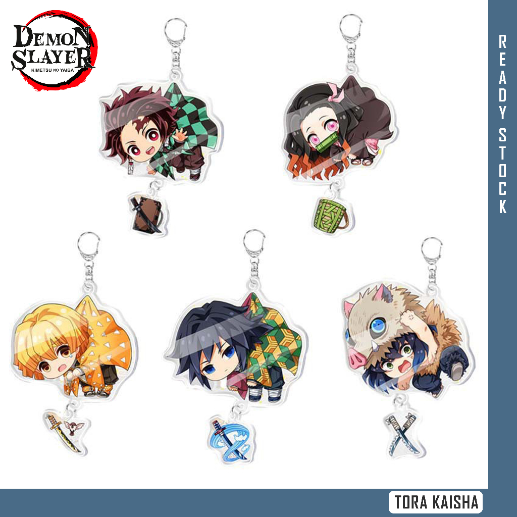 Ready Stock Demon Slayer Keychain Acrylic Double Layer | Shopee Malaysia