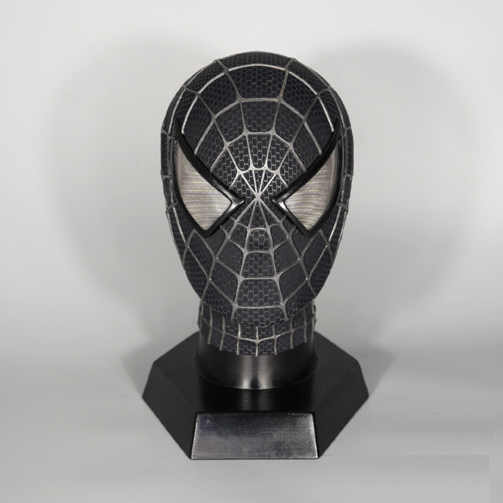 tobey spiderman raimi spiderman mask black suit symbiote | Shopee Malaysia