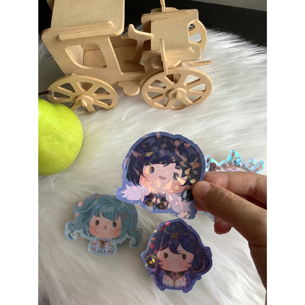 Genshin impact Sticker Kirara Yelan Faruzan Layla Die Cut Sticker ...