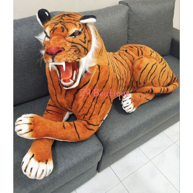 🔥 READY STOCK🔥TERBESAR 110 / 120 CM HARIMAU ANAK PATUNG BIGGEST TIGER ...