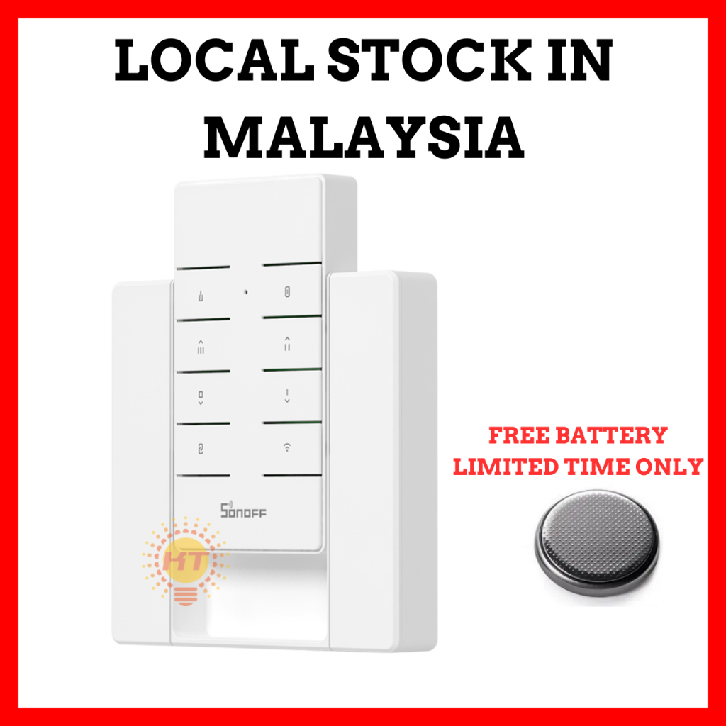 Sonoff RM433R2 Remote Controller with Base 433mhz Radio Frequency RF ...