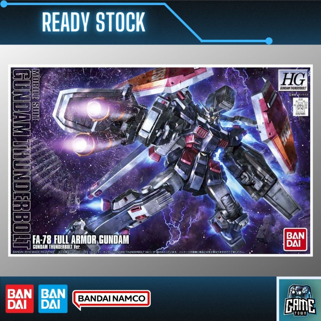 Bandai HG GTB 1/144 FA-78 Full Armor Gundam (Gundam Thunderbolt Ver ...