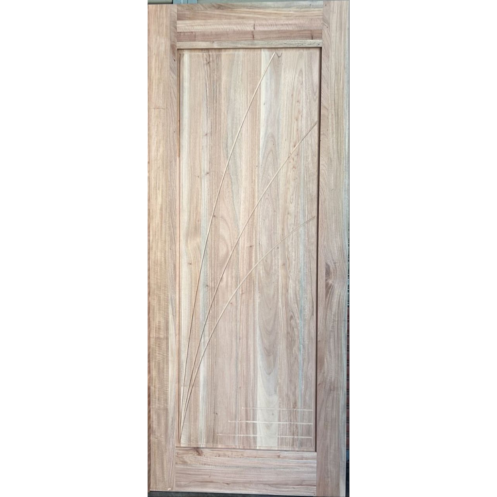 Pintu Kayu Meranti Keras Design Padi Wooden Door Meranti Original ...