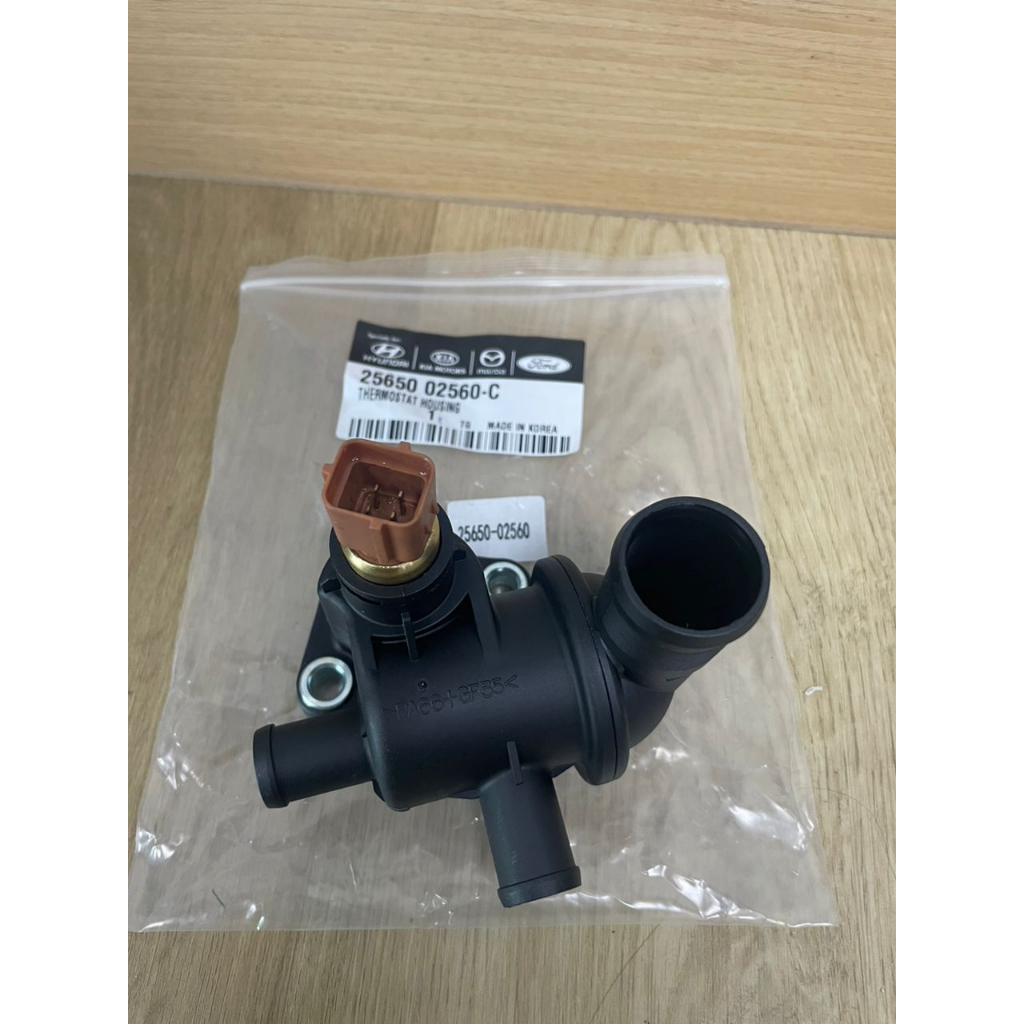 THERMOSTAT HOUSING WITH COVER & SWITCH KOREA PART (OEM) HYUNDAI ATOZ 1 ...