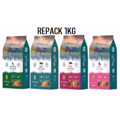 MYSTIC CAT FOOD MAKANAN KUCING 1KG REPACK | Shopee Malaysia