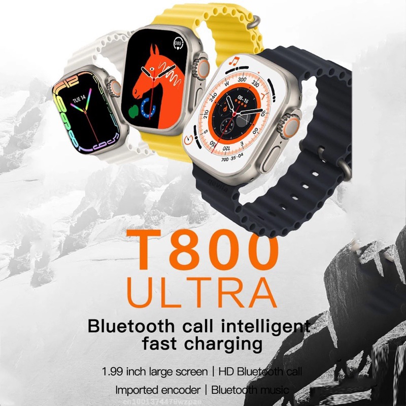 Smart Watch T-800 wrist digital watch Ultra smart watch | Shopee Malaysia