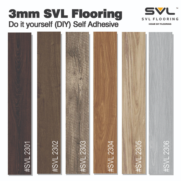 3mm SVL Flooring | Quality Vinyl DIY Flooring Self Adhesive | NO Need ...