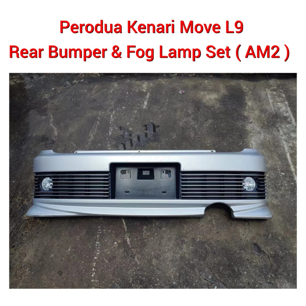 Perodua Kenari Move L9 AM2 Rear Bumper With Reflector Lamp Set ...