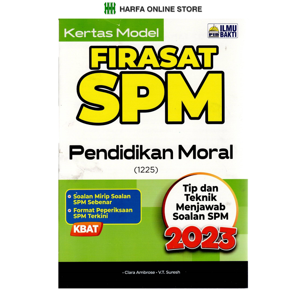 Kertas Model Firasat Spm Pendidikan Moral 1225 Shopee Malaysia