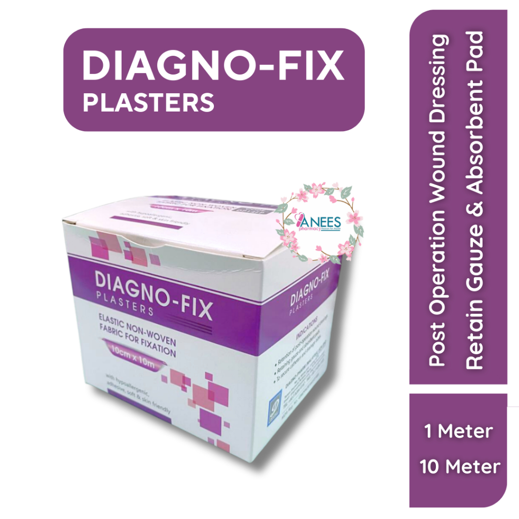 Diagno-Fix Plasters Elastic Non-Woven Fabric For Fixation (10cm x 10M ...