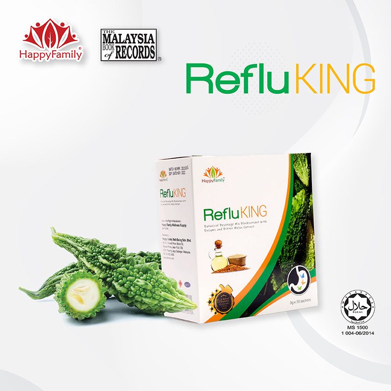HappyFamily RefluKING (3g) - Aid Digestion & Reduce Acid Reflux ...