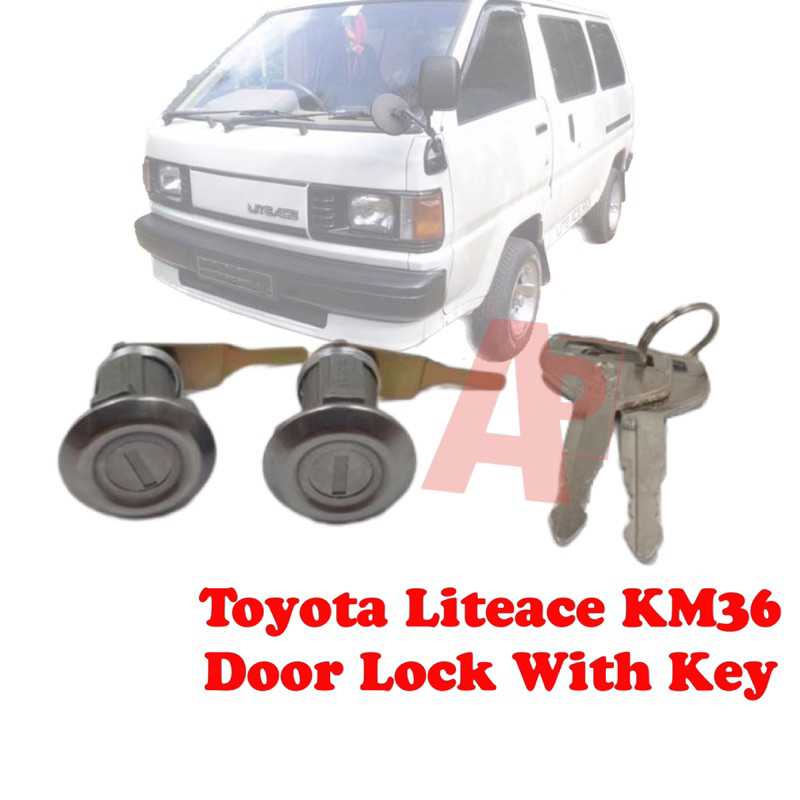 Toyota Liteace KM36 Door Lock With Key New 1 Set 2pcs | Shopee Malaysia