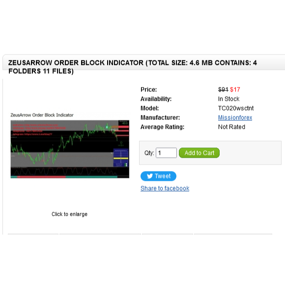 ZeusArrow Order Block Indicator (Total size: 4.6 MB Contains: 4 folders ...