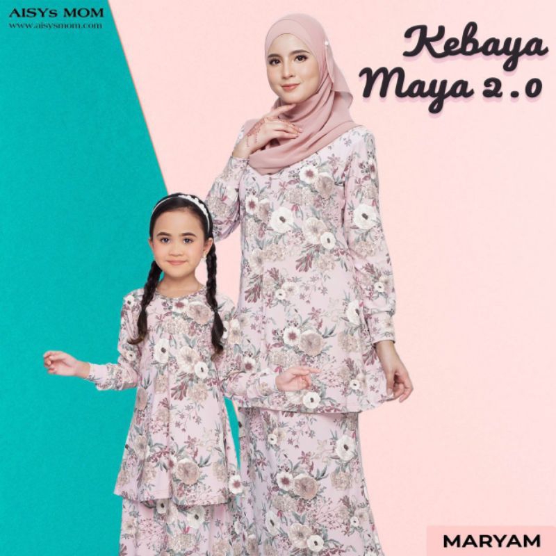 Kebaya Maya code Maryam by Aisysmom | Shopee Malaysia