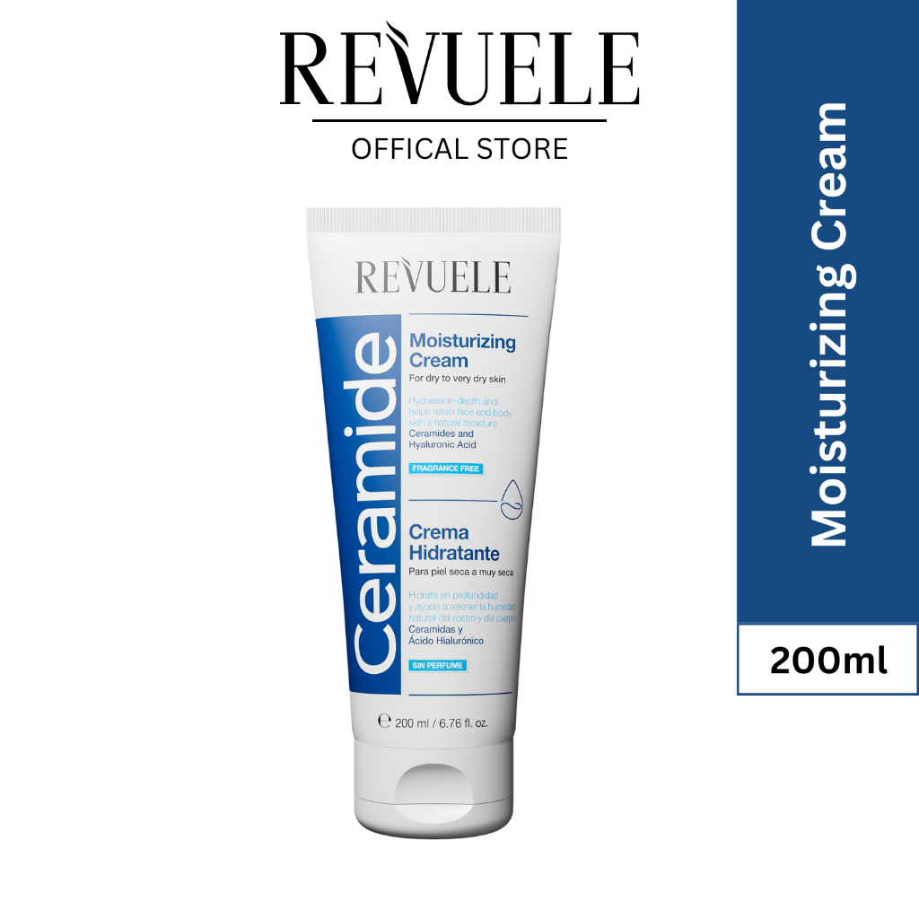 Revuele Ceramide Moisturizing Cream (200ml) I Hydrating & Nourishing I ...