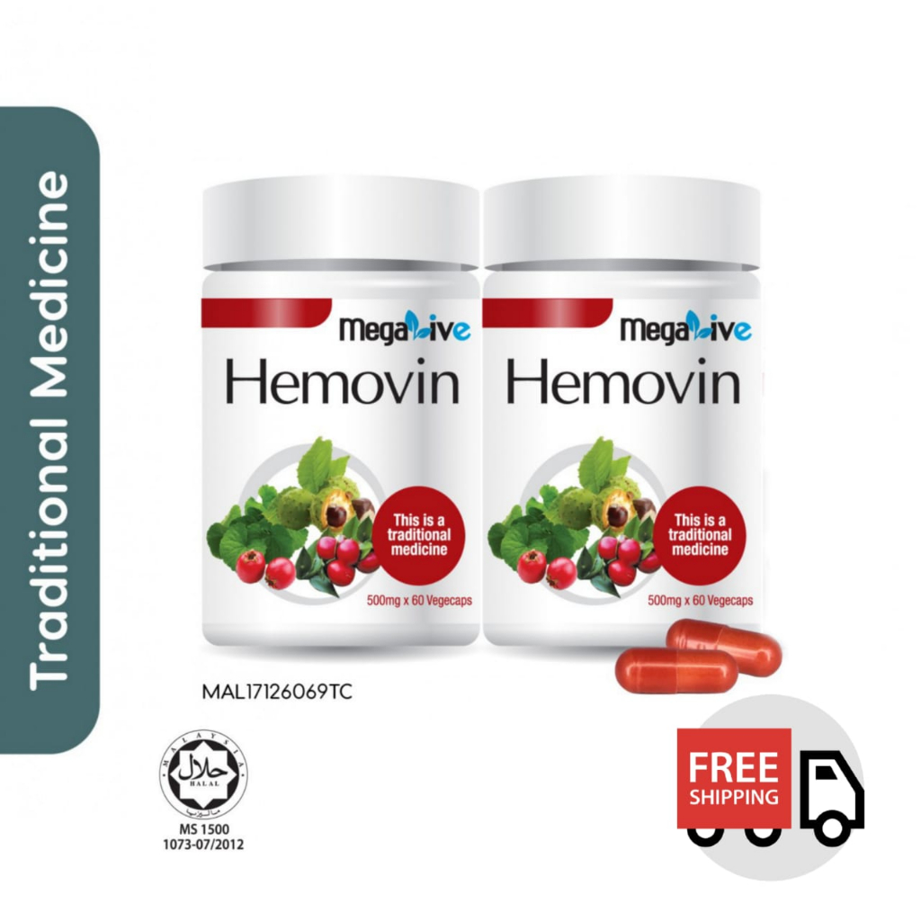 MegaLive Hemovin Capsules (2 x 60'S) | Shopee Malaysia