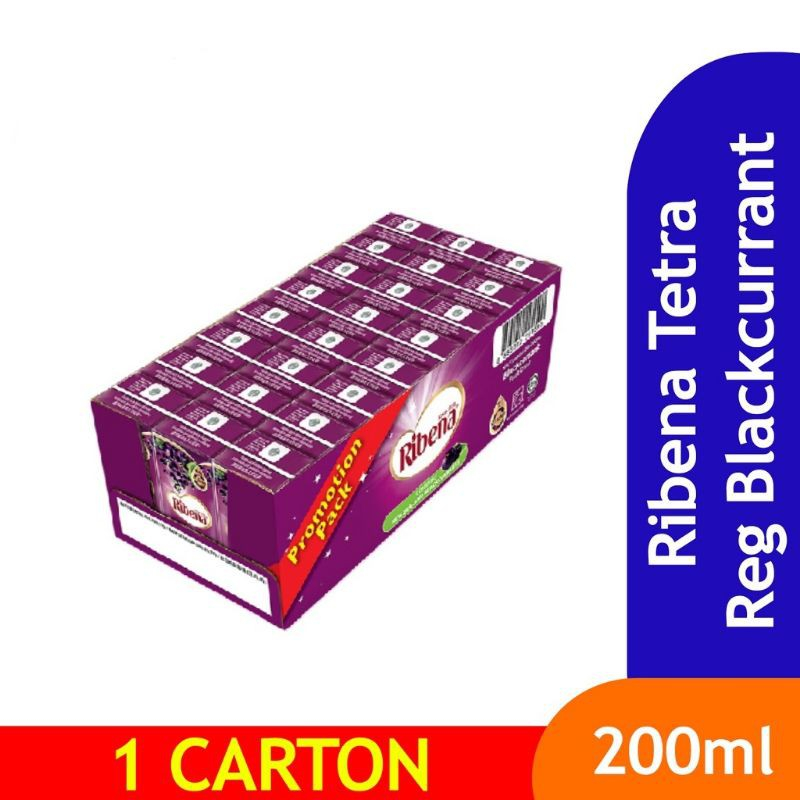 Air Ribena Pack (200ml x 24) - 1 Carton | Shopee Malaysia