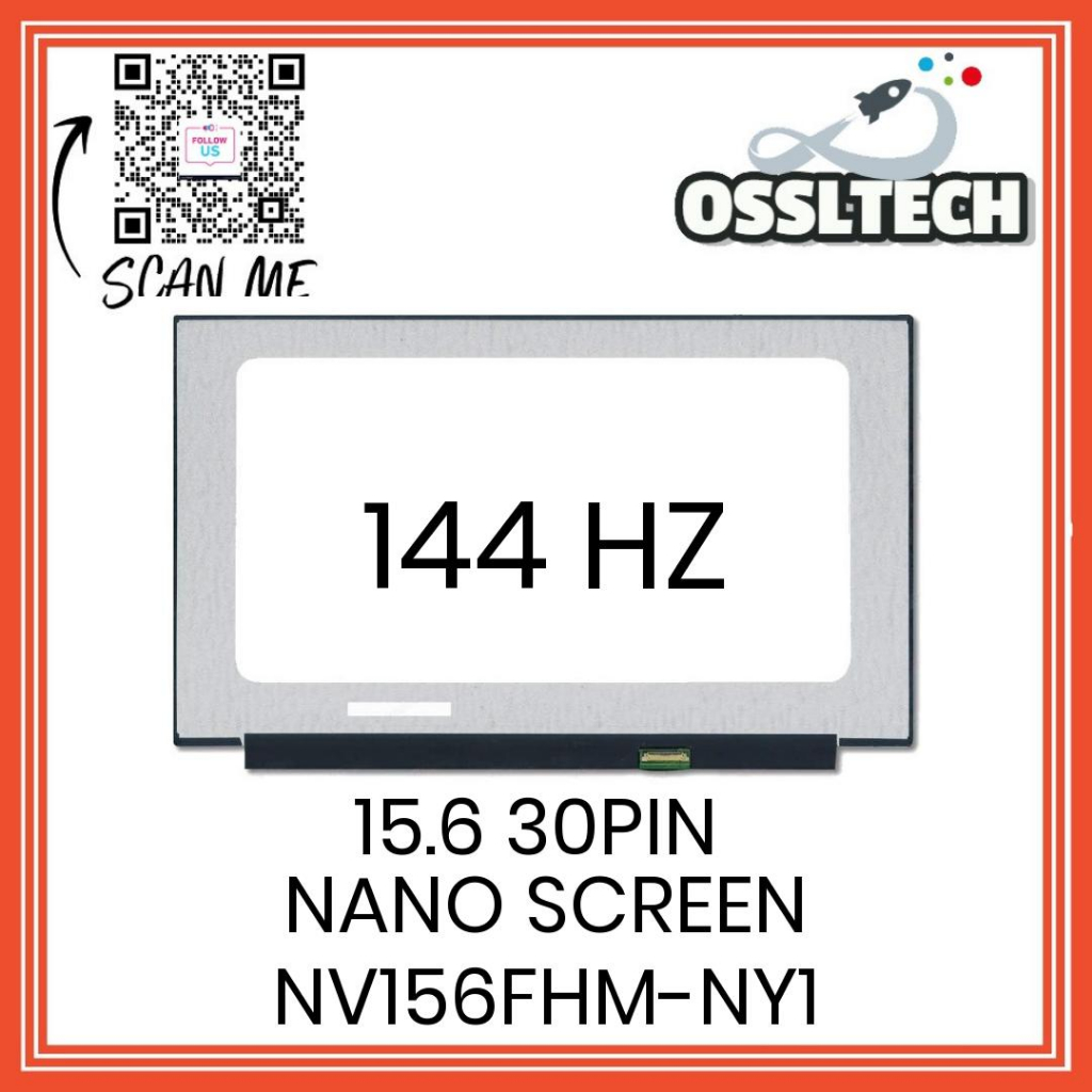 15.6 NANO SLIM 30PIN 1920X1080 FULL HD IPS 144HZ NV156FHM-NY1 72% NTSC ...