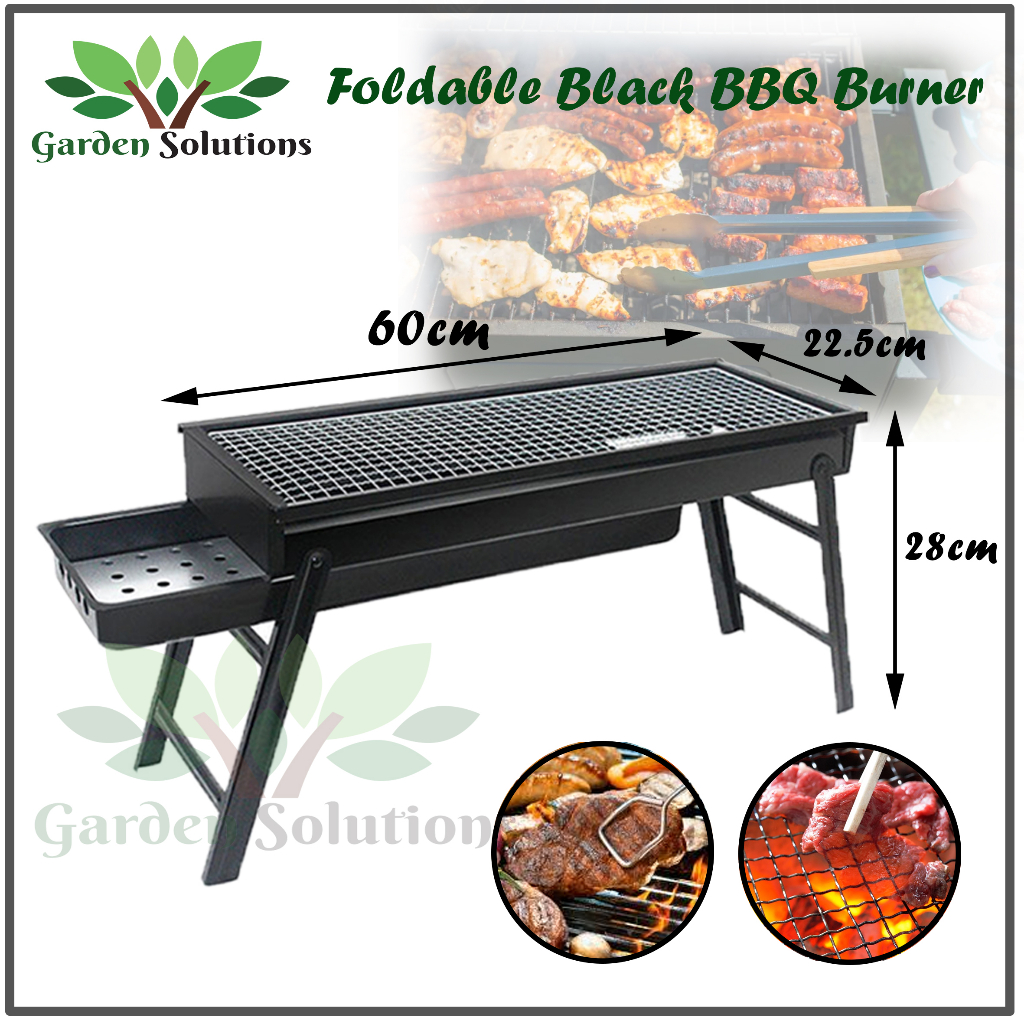 60cm Portable Folding BBQ Grill Outdoor Barbecue Charcoal Camping Picnic Foldable Grill 烧烤架 ...