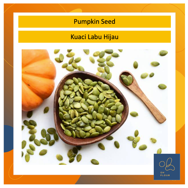 Pumpkin Seed Raw Unpolished Unsalted 500g 1Kg (AAA Grade) / Biji Labu ...