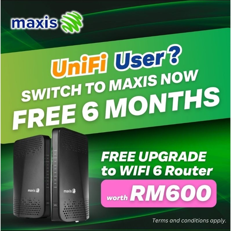 💥UNIFI TRANSFER REQUEST TO MAXIS PROMOTION💥📢REBATE RM1000 | Shopee Malaysia