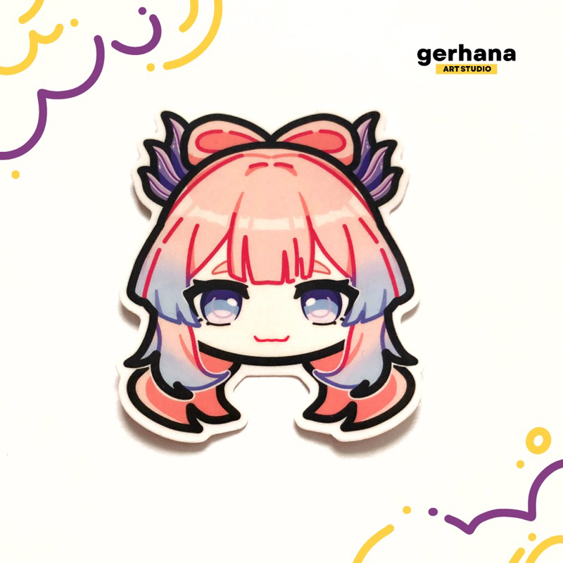 Genshin Impact Chibi Stickers | Aether Kokomi Heizhou Hutao Ganyu ...
