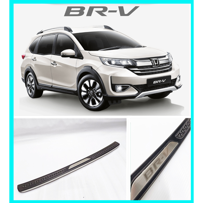 Honda BRV BR-V Chrome ABS Rear Bumper Guard Protector | Shopee Malaysia