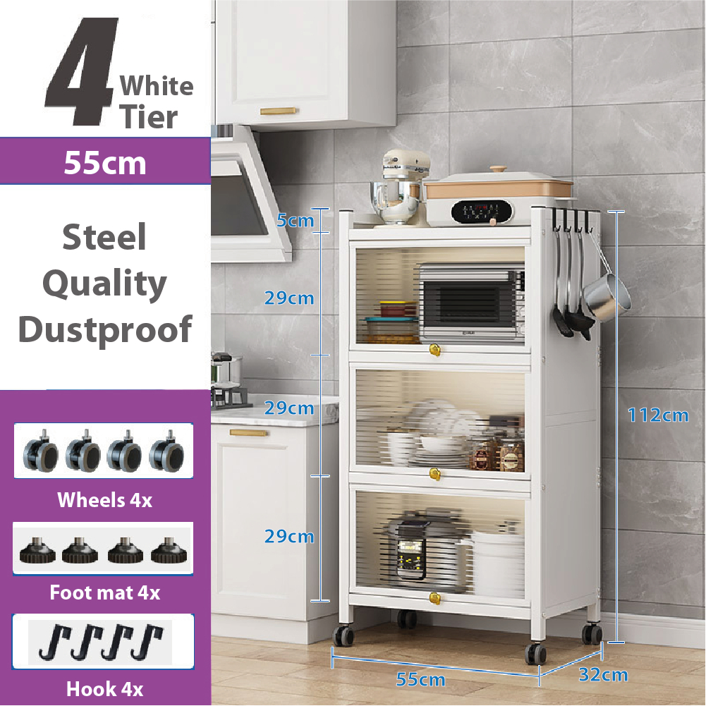 Rak Dapur bertutup Kitchen cabinet Kabinet dapur almari storage Multi ...