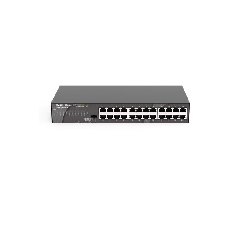RG-ES124GD, 24-port 10/100/1000Mbps Unmanaged Switch | Shopee Malaysia