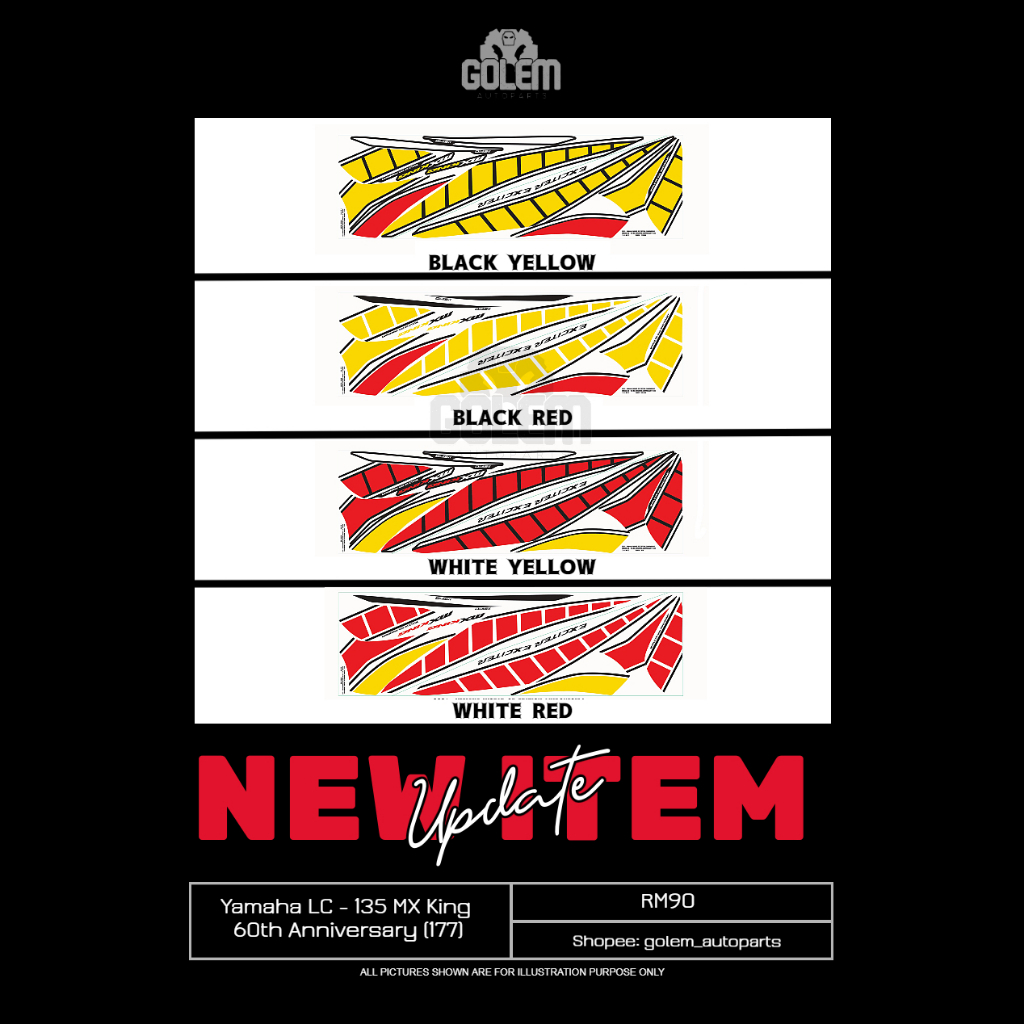 Yamaha LC V8 LC 135 MX King (177) World Cup GP Edition 60th Anniversary ...