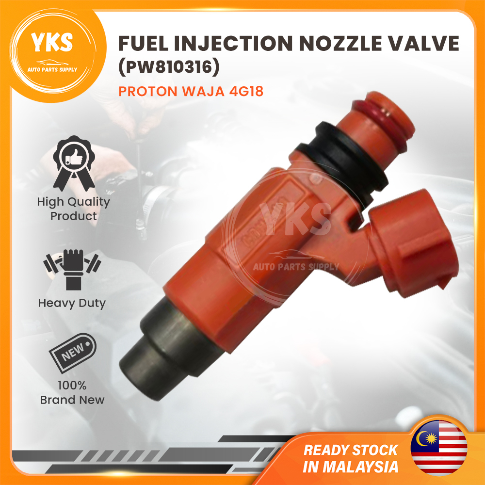 🔥NEW🔥PW810316 PROTON WAJA 4G18 INJECTOR FUEL INJECTION NOZZLE VALVE RED ORIGINAL READY STOCK ...