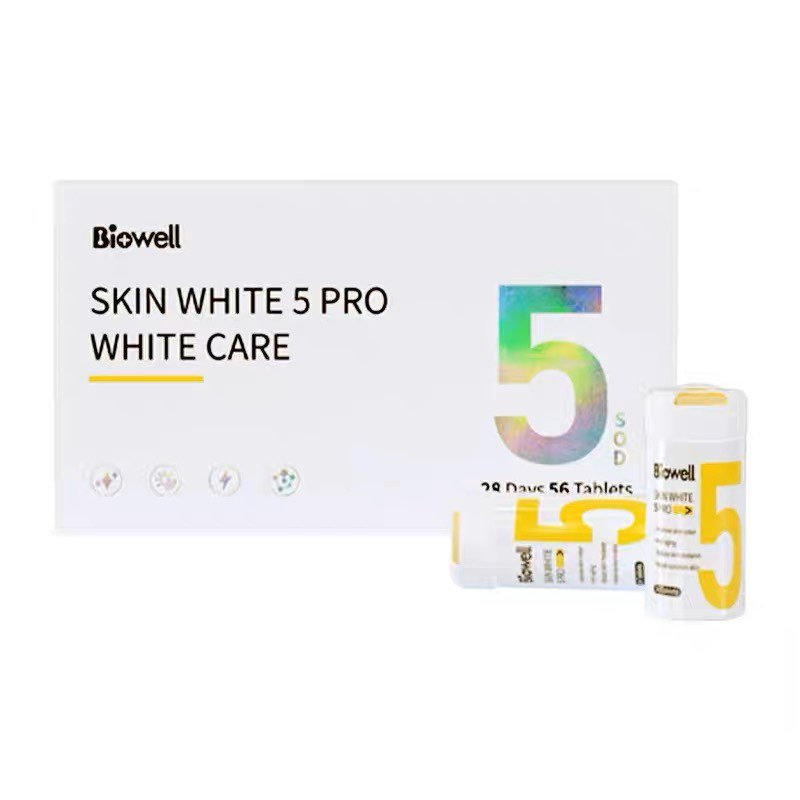 Singapore Biowell SKIN WHITE 5 PRO Whitening Pills 56 capsules/box ...
