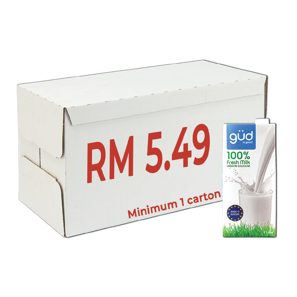 GUD Poland UHT Whole Milk 1L - 1 CTN (12 PCS) | Shopee Malaysia