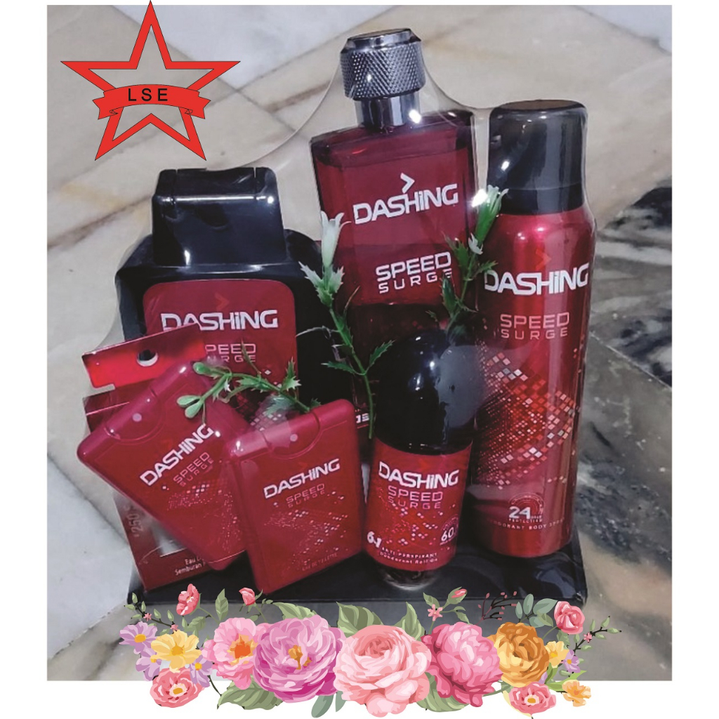 LSE PRODUCTS DASHING SPEED SURGE GIFT SET HANTARAN/HAMPERS | Shopee ...