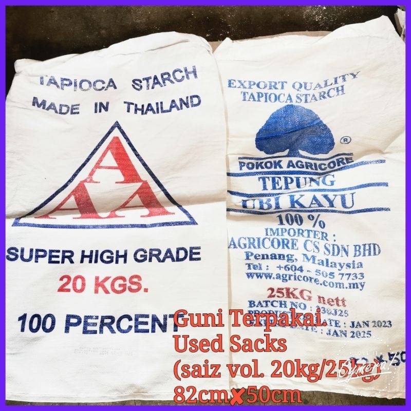 Guni bag Minimum 10 baru jln pos.Guni bag Terpakai 二手麻袋 Used Sacks 1pc ...