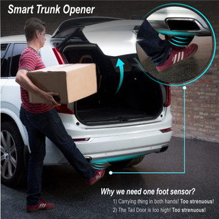 OTP Proton X50 Plug & Play Electric Auto Tailgate Power Boot Soft Close ...