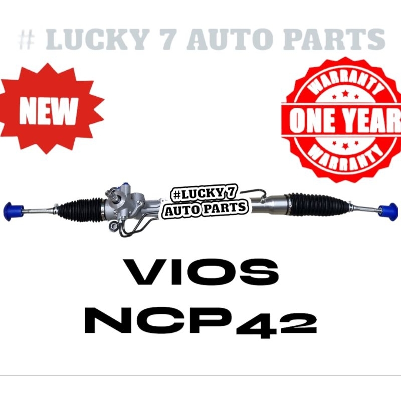 (WITH TIE ROD END ) TOYOTA VIOS NCP42 ( ALL NEW ) POWER STEERING RACK ...