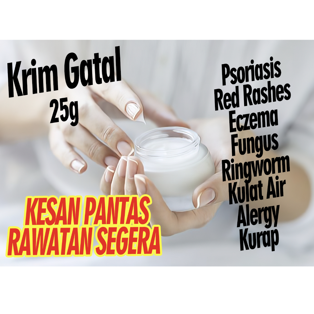 Krim Gatal Eczema Kurap Kulat Air Psorisis Allergy Kurap Ubat Gatal ...