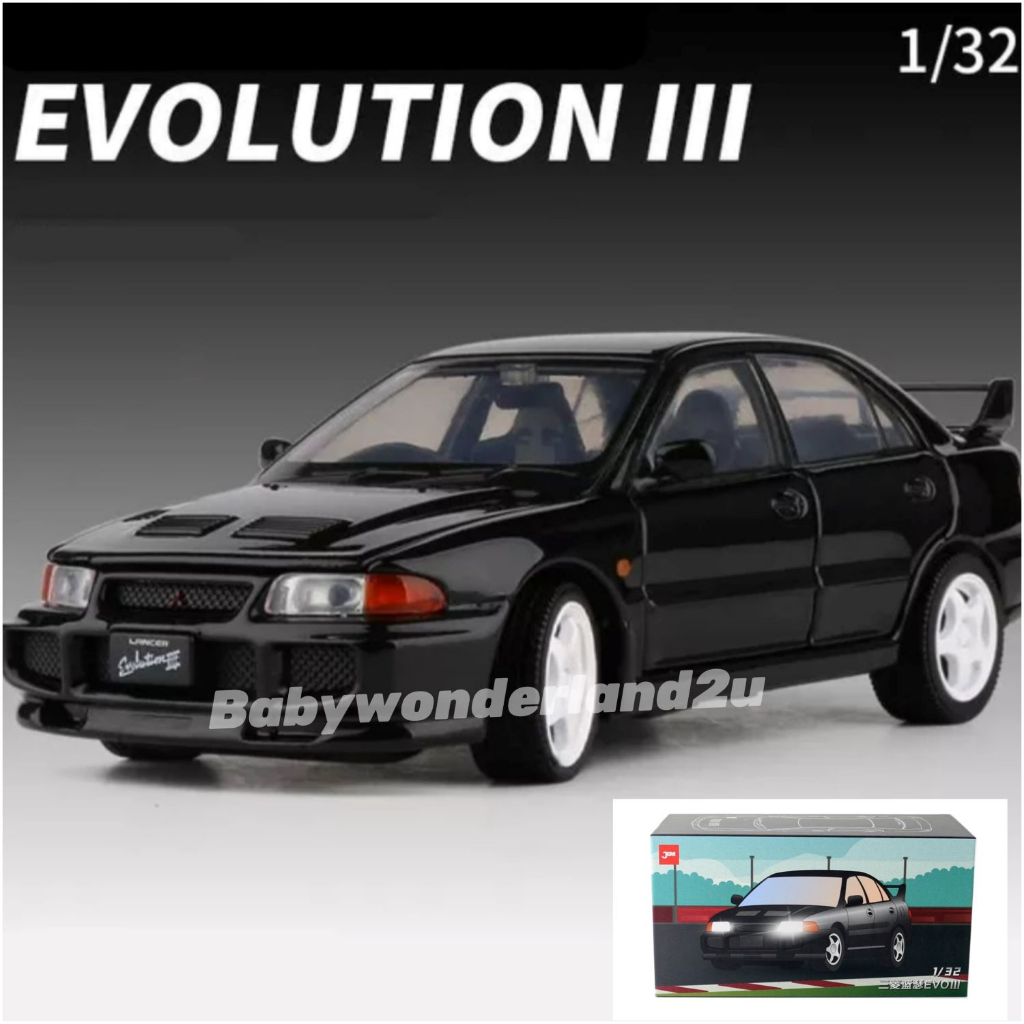 Die Cast Evo 3 Scale 1:32 Mitsubishi Lancer Evo 3 Evolution 3 Evo III ...