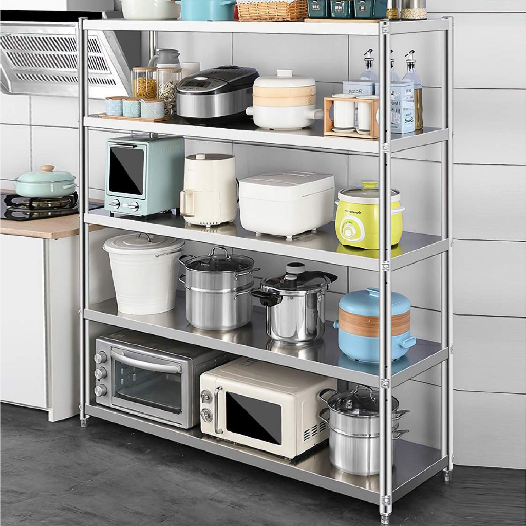 Easy Stainless Steel Kitchen Storage Rack Kitchen Shelf Microwave Rack ...
