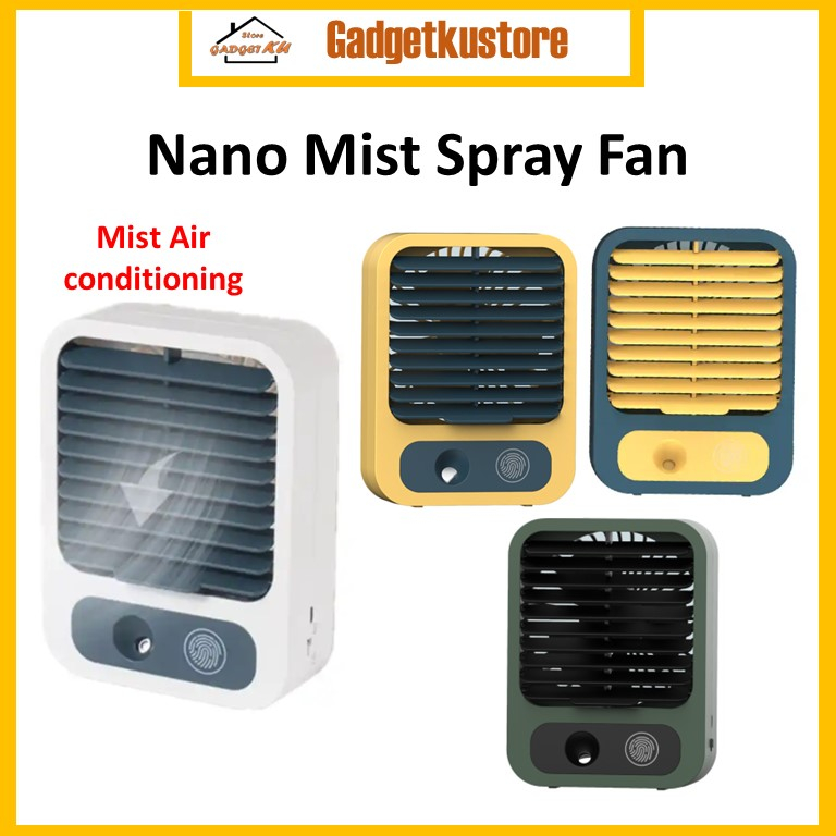 [CLEARANCE STOCK] Air Conditioning Fan Desktop Nano Spray Cooling Mini ...