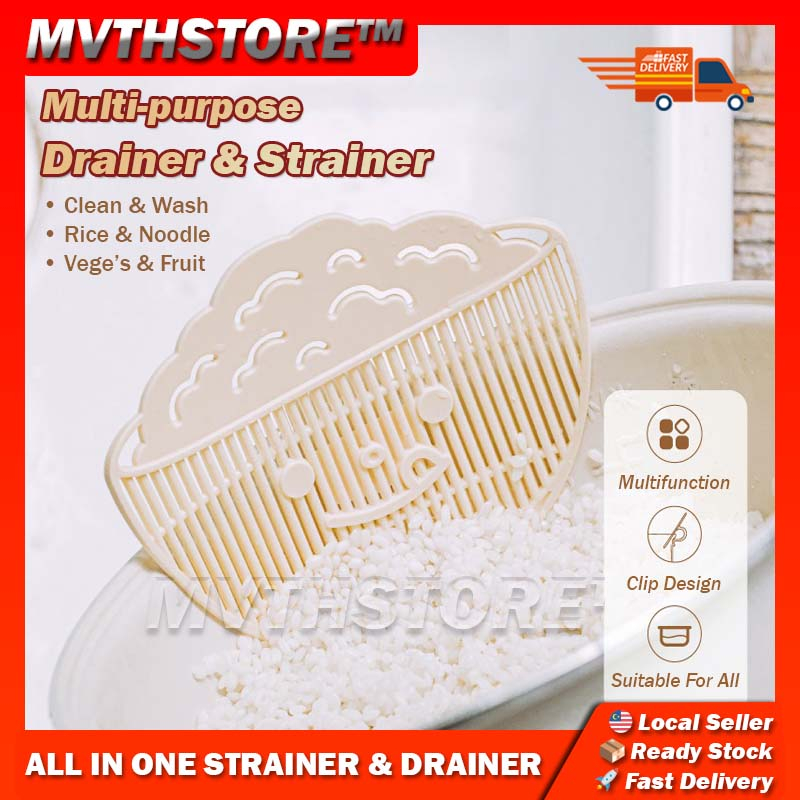 Multipurpose Kitchen Drainer & Strainer Colander For Rice, Noodles ...