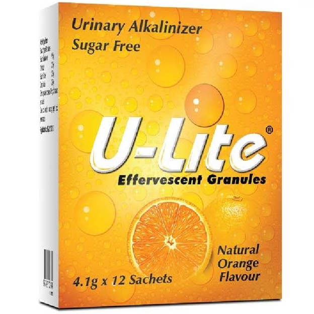 U-LITE Effervescent Granules Sachet For Gout, Urinary tract infections ...
