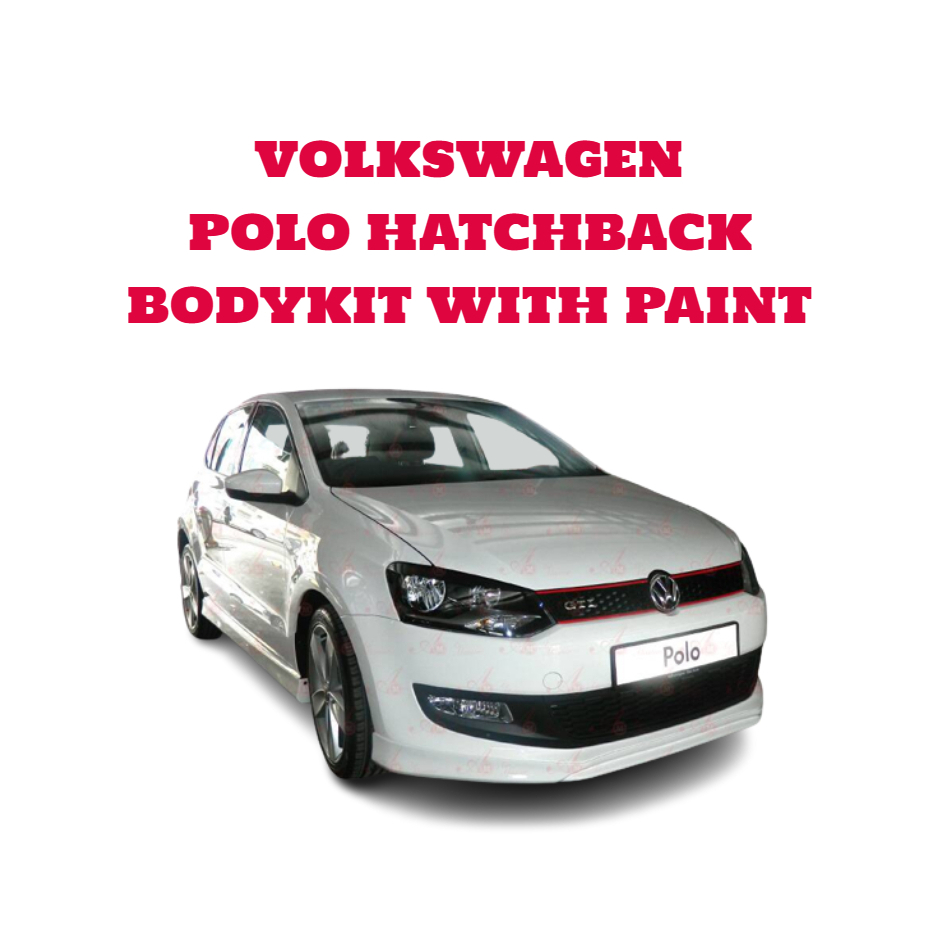 Volkswagen Polo Hatchback 2012-2015 Bodykit with Metallic Colour ...
