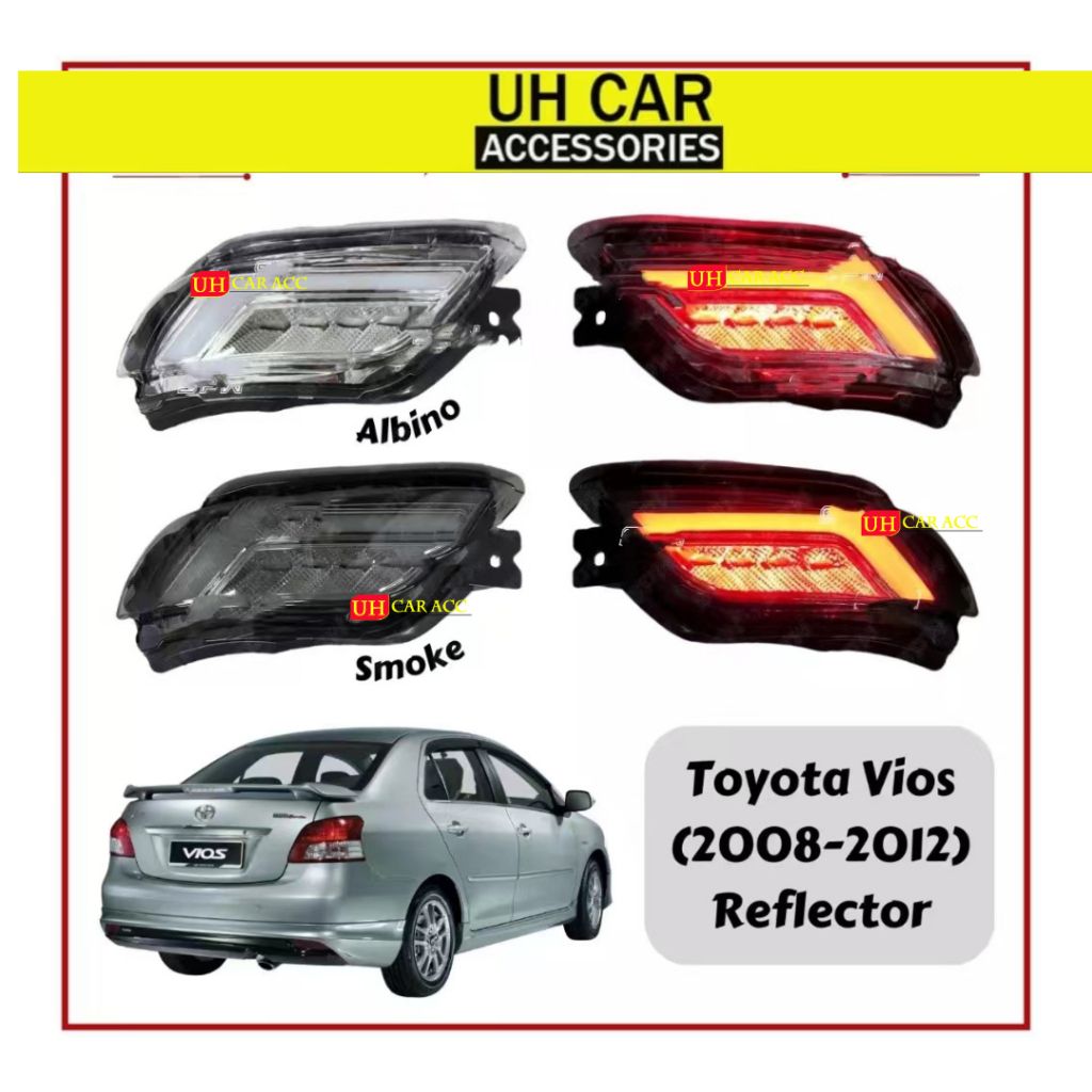 TOYOTA VIOS NCP93 (2008 TO 2012) (L-DESIGN) (2 IN 1) RELECTOR REAR ...