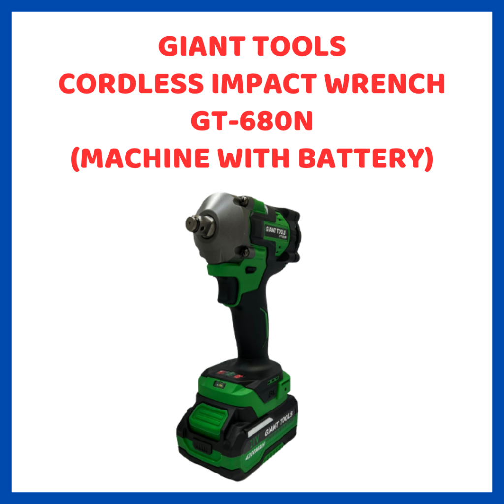 Giant Tools 1/2" Drive 21V Cordless Impact Driver / Cordless Impact ...