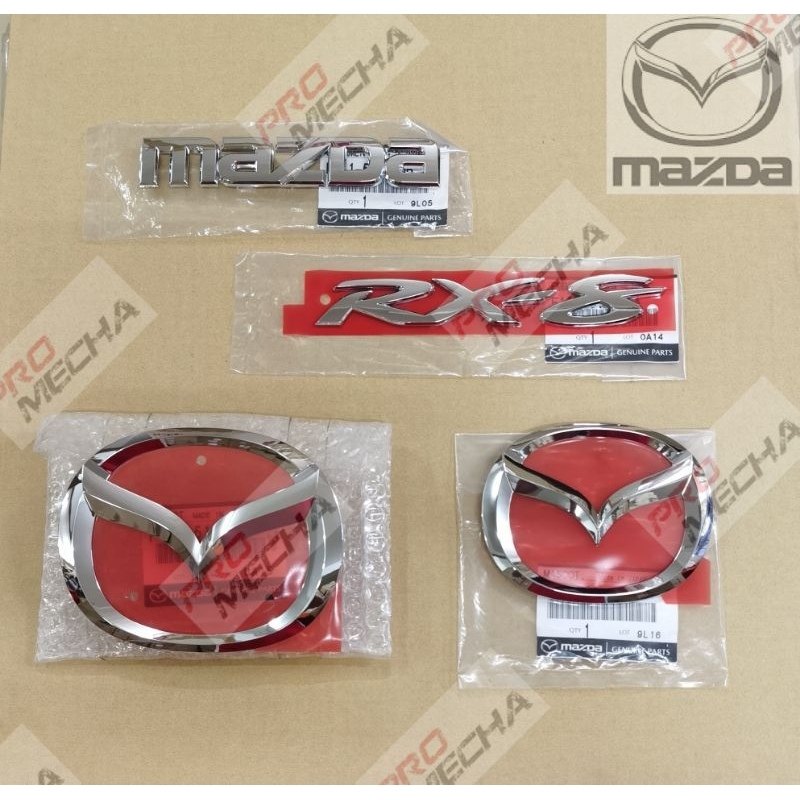 ORIGINAL MAZDA RX8 FRONT /REAR LOGO EMBLEM. MAZDA, RX-8 | Shopee Malaysia