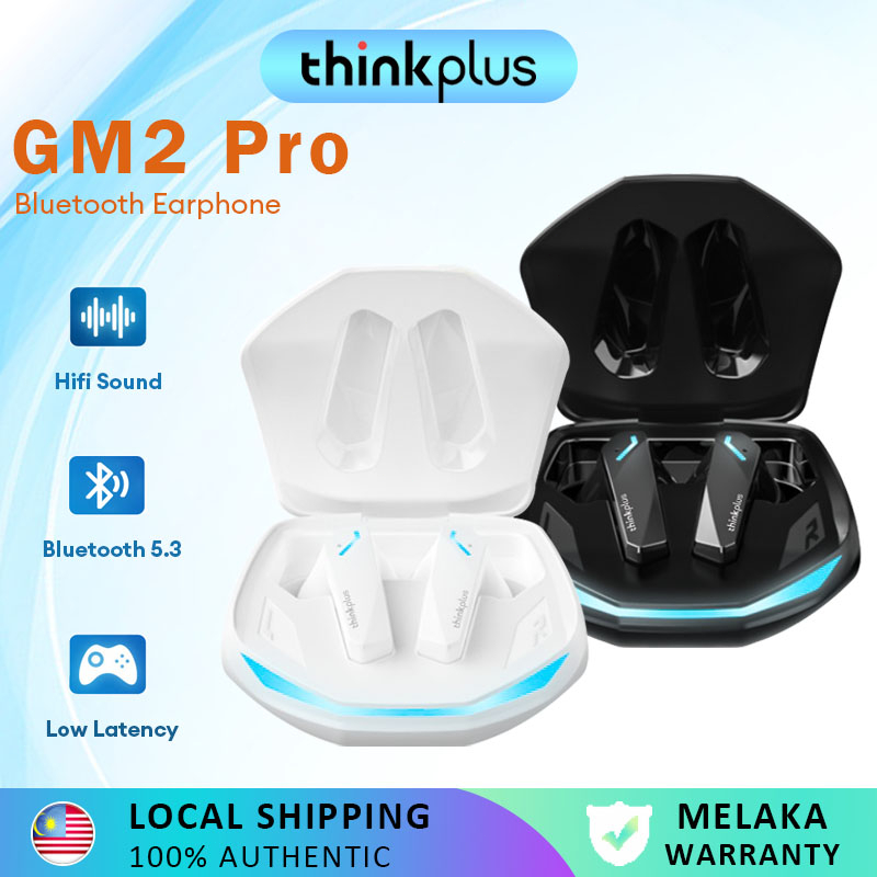Lenovo GM2 Pro Wireless Earphone Bluetooth 5.3 Earbuds Low Latency ...